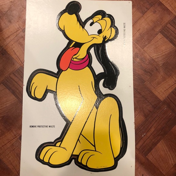 Wall Decor | New Vintage Pluto Cardboard Cutout | Poshmark